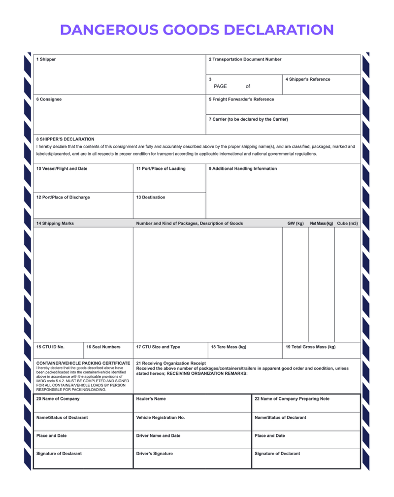 Automate Data Extraction from Dangerous Goods Declarations | super.AI